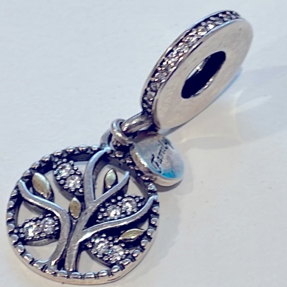 Pandora | Jewelry | Pandora Family Tree Sterling Silver And 4 K Gold ...